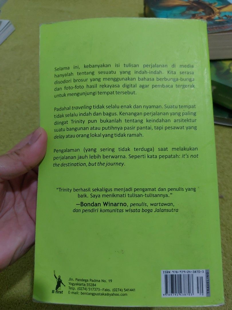 Buku Naked Traveler Trinity Buku Alat Tulis Buku Di Carousell