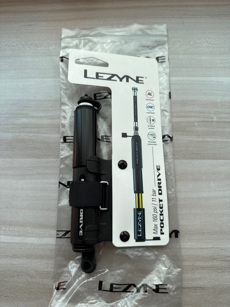 Lezyne Pocket Drive Handpump 160 Psi Sports Equipment Bicycles