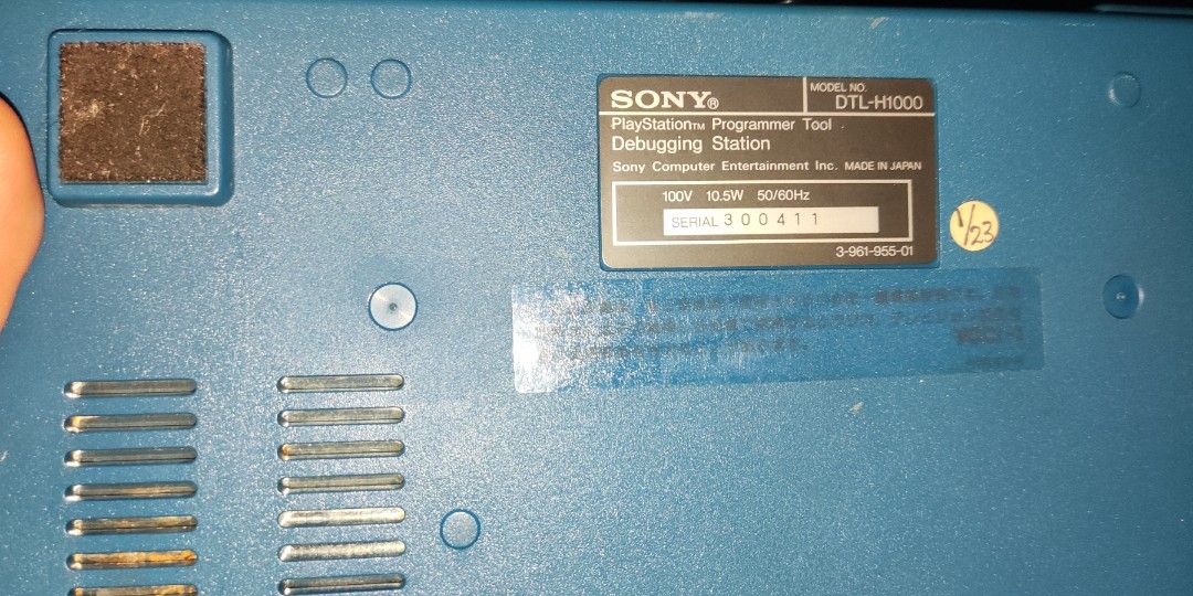 PS1 DEBUGGING STATION PROGRAMMER TOOL DTL H1000 Video Gaming Video