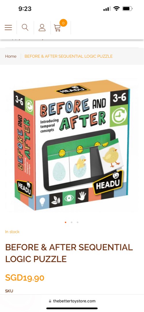 BEFORE AFTER SEQUENTIAL LOGIC PUZZLE Hobbies Toys Toys Games On