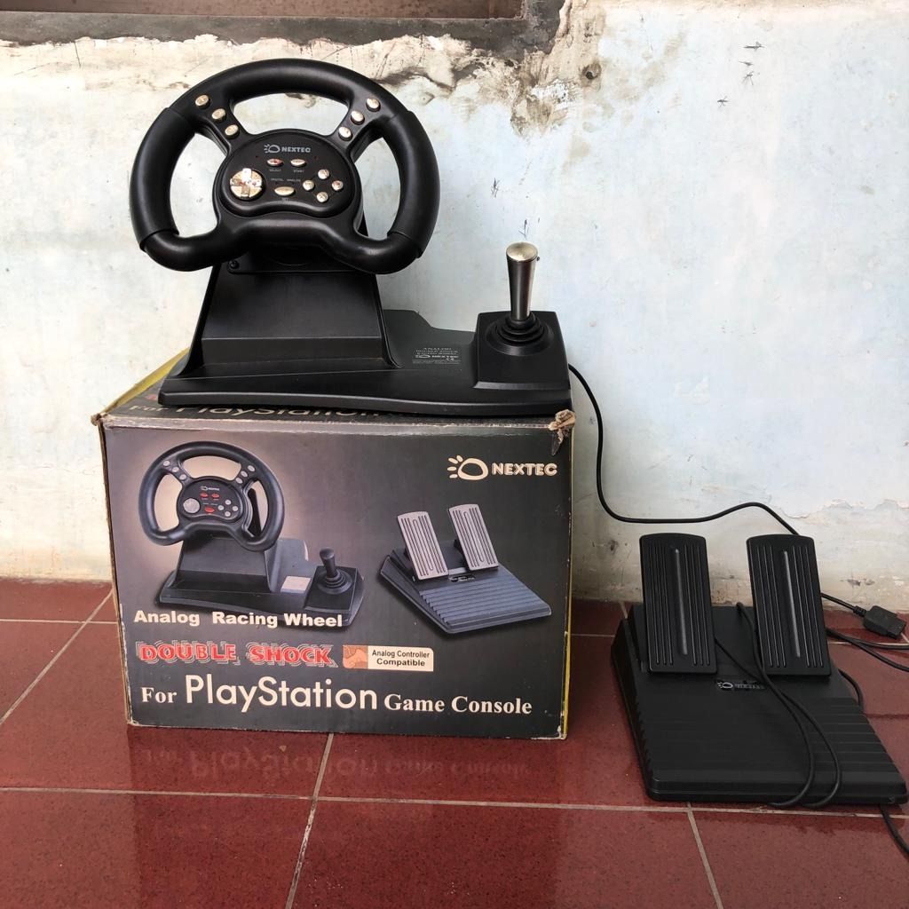 Nextec Psx Analog Racing Wheel Untuk Ps Video Game Aksesori Di