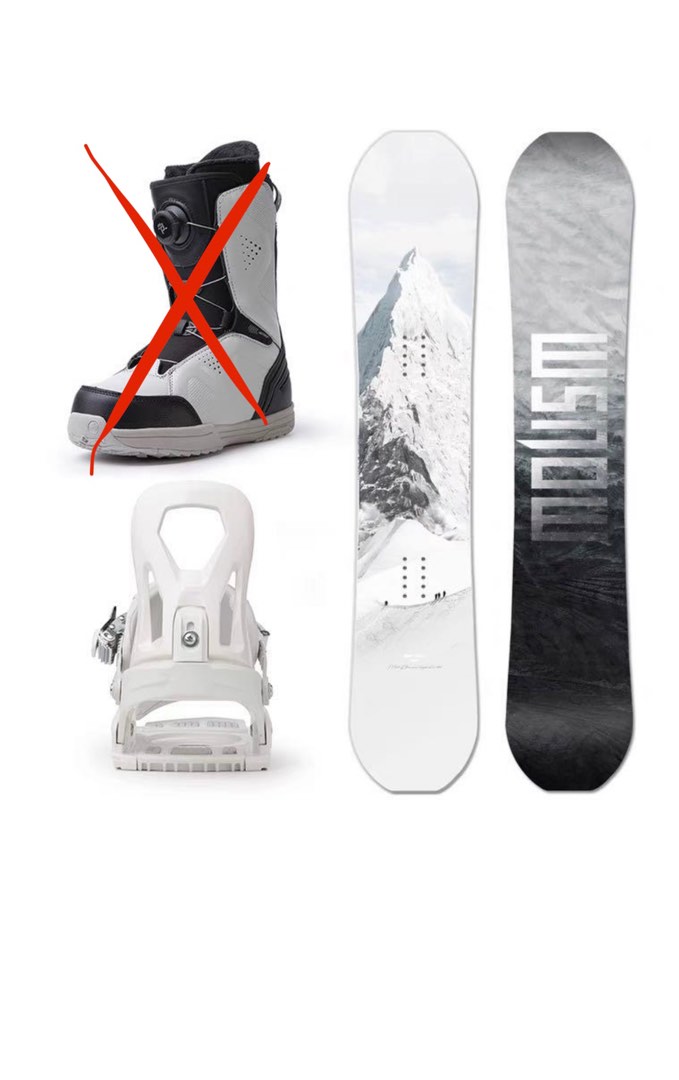 Snowboard And Bindings Set Sports Equipment Other Sports Equipment