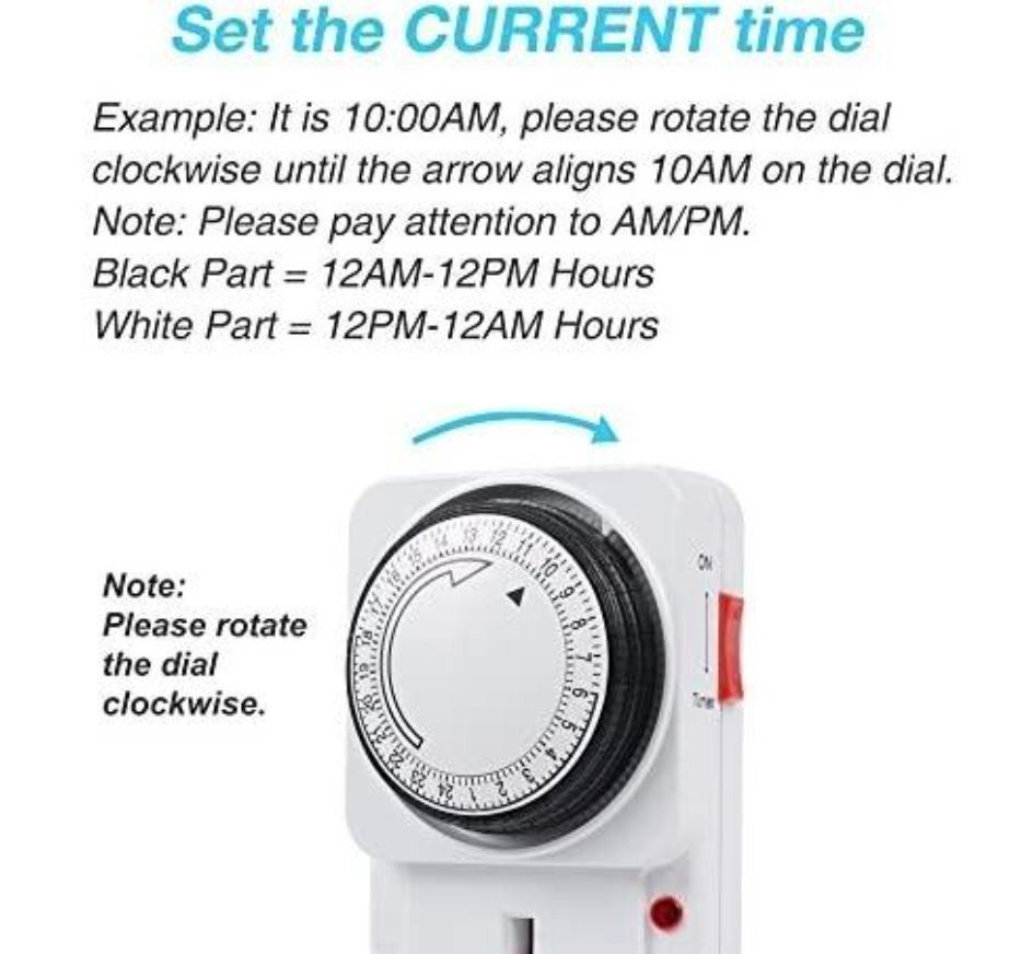 HBN BND 50 E39 Plug In Energy Saving Programmable Mechanical Timer