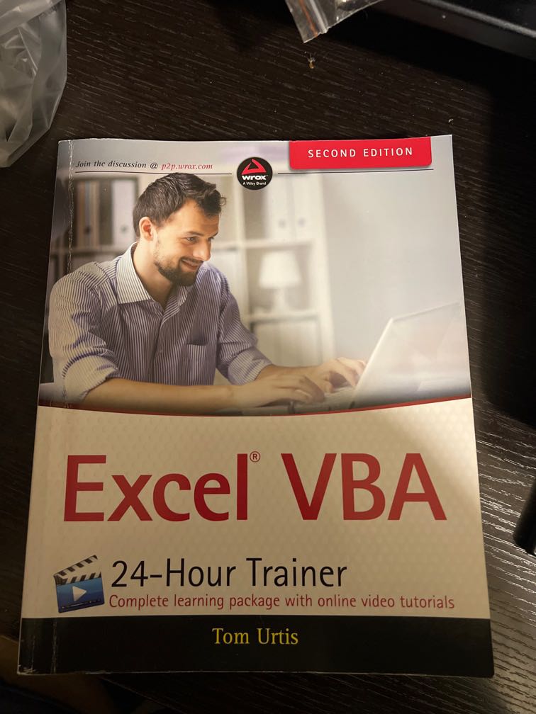 Excel VBA 24 hours Trainer 興趣及遊戲 書本 文具 教科書 Carousell
