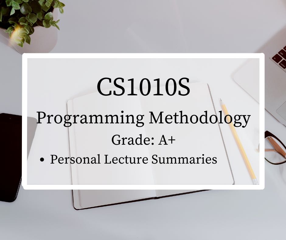 NUS CS1010S Notes Hobbies Toys Books Magazines Assessment Books