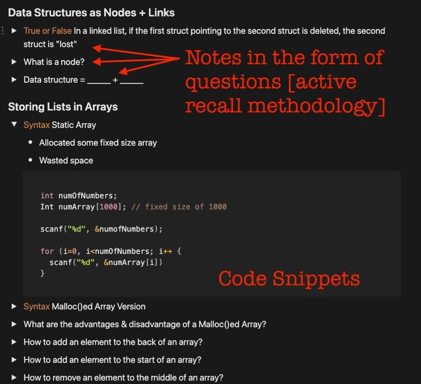 SC1007 CZ1107 Data Structures Algorithms Notes For Computer Science