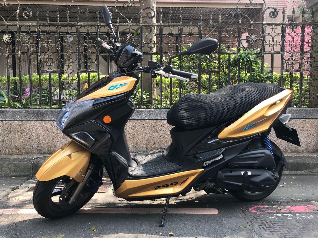 PGO NAKED Alpha max 125 CBS 絕版金色 速可達 速克達 二手機車 裸把 全原廠 大空間 全車LED USB車充
