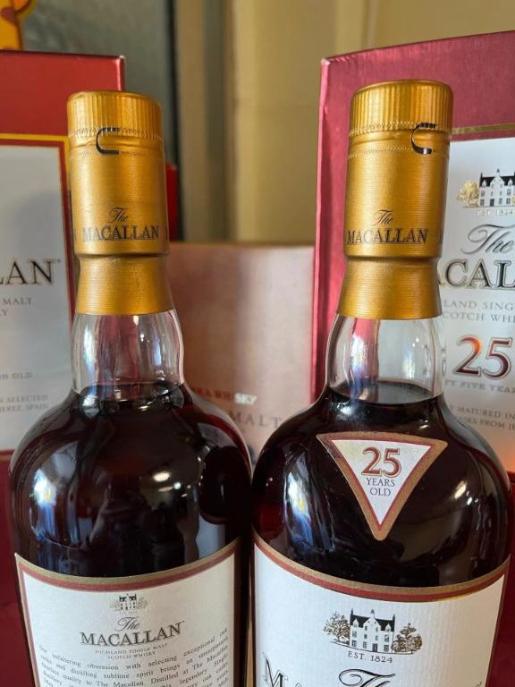 全港高價回收威士忌macallan麥卡倫 25年 30年 紫鑽系列 雪莉桶 木盒 單一麥芽 FINE OAK 等 嘢食 嘢飲 酒精飲料