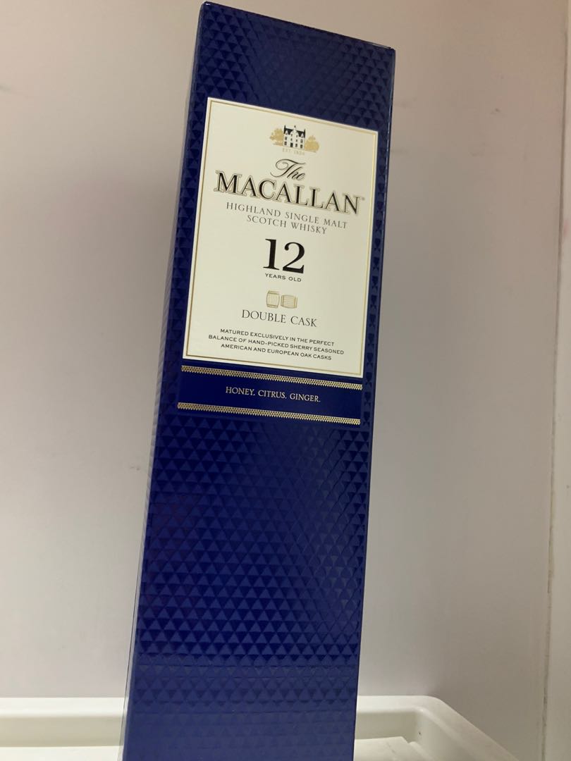 麥卡倫 12年 雙桶 單一麥芽威士忌 700ml 嘢食 嘢飲 酒精飲料 Carousell