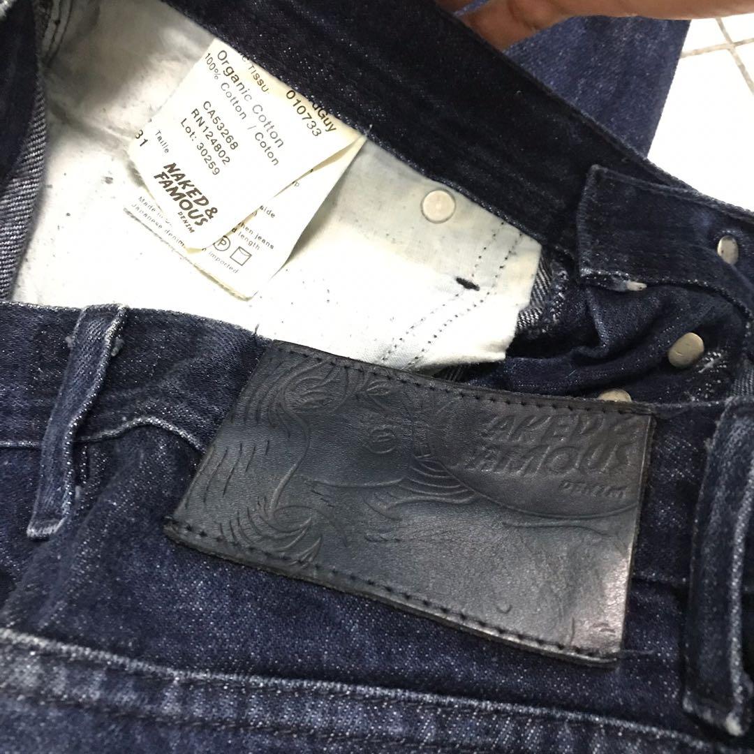 Aut Naked And Famous Jeans Men S Fashion Bottoms Jeans On Carousell