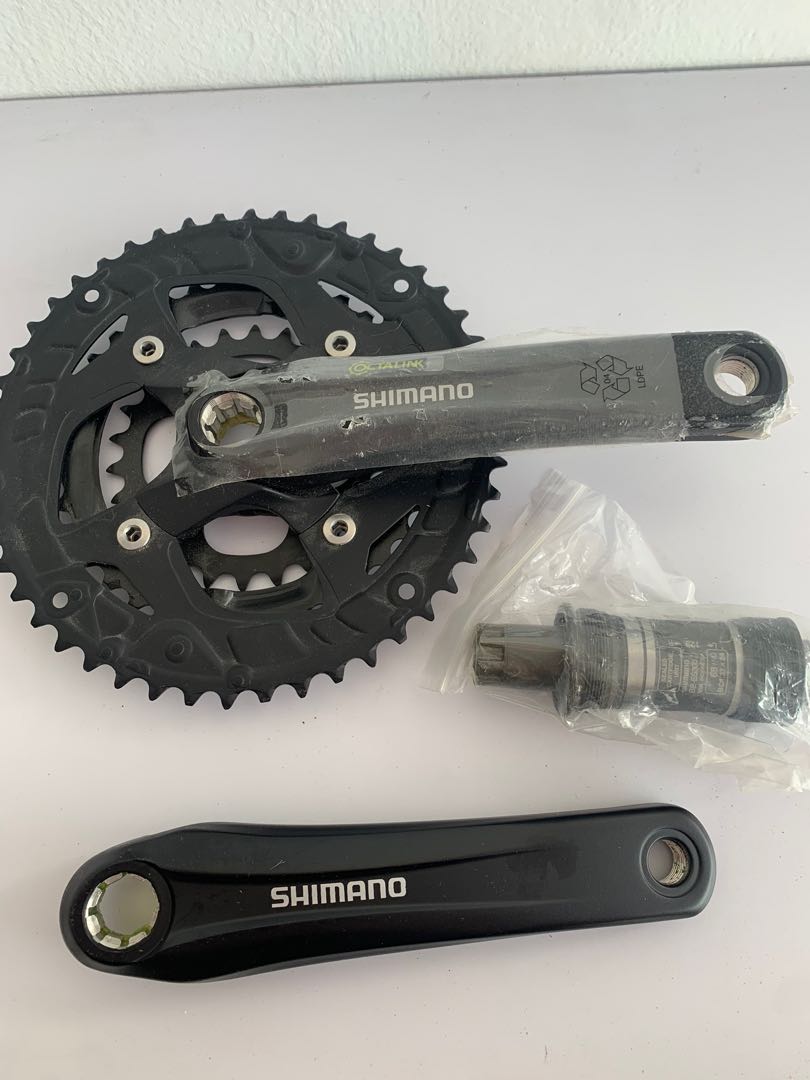 Shimano Alivio FC T Crankset Sports Equipment Bicycles Parts Parts Accessories On