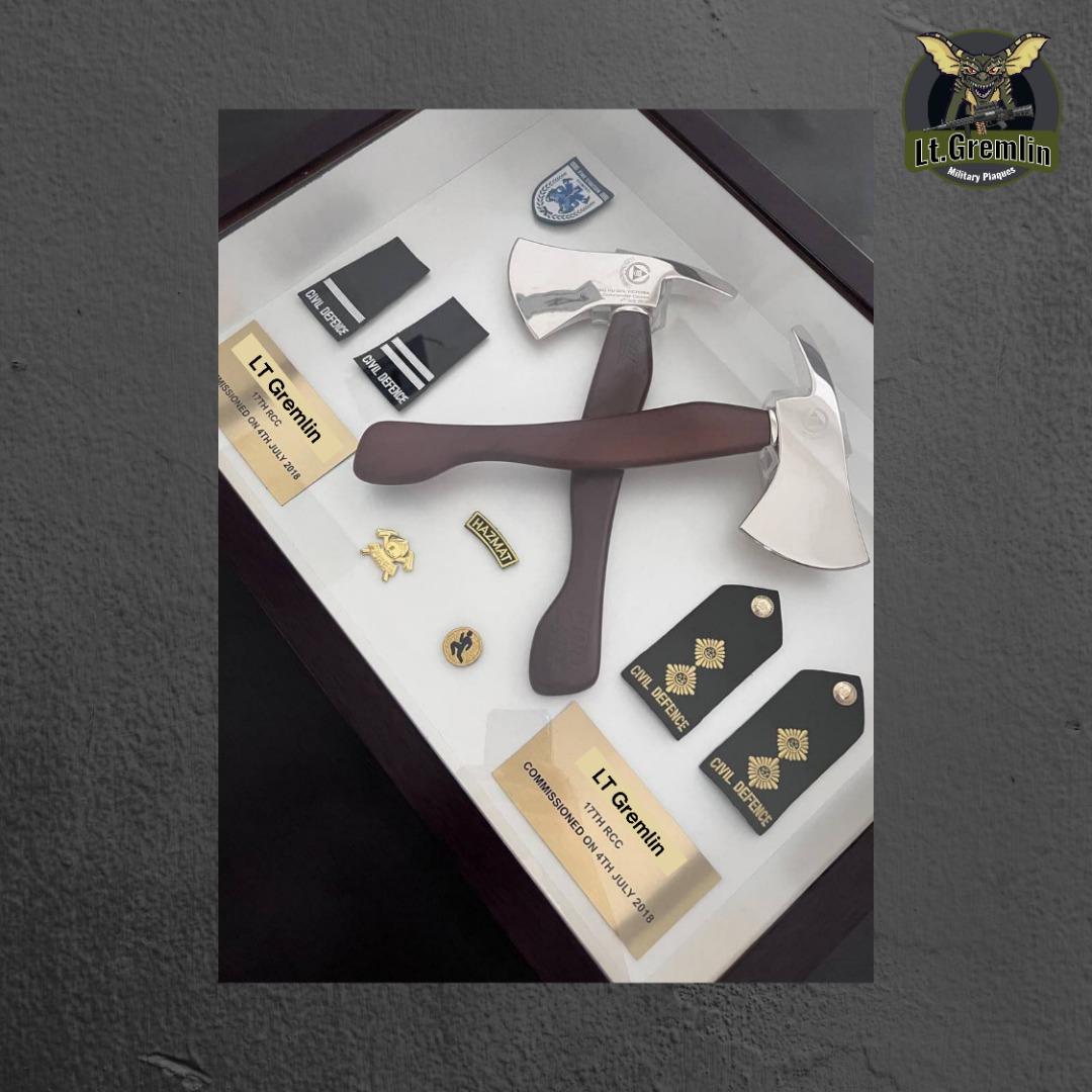 Scdf Fire Fighter Officer Axe Case Customised Hobbies Toys