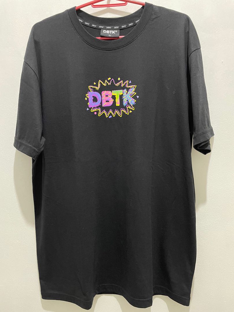DBTK Script Wave Tee Men S Fashion Tops Sets Tshirts Polo Shirts