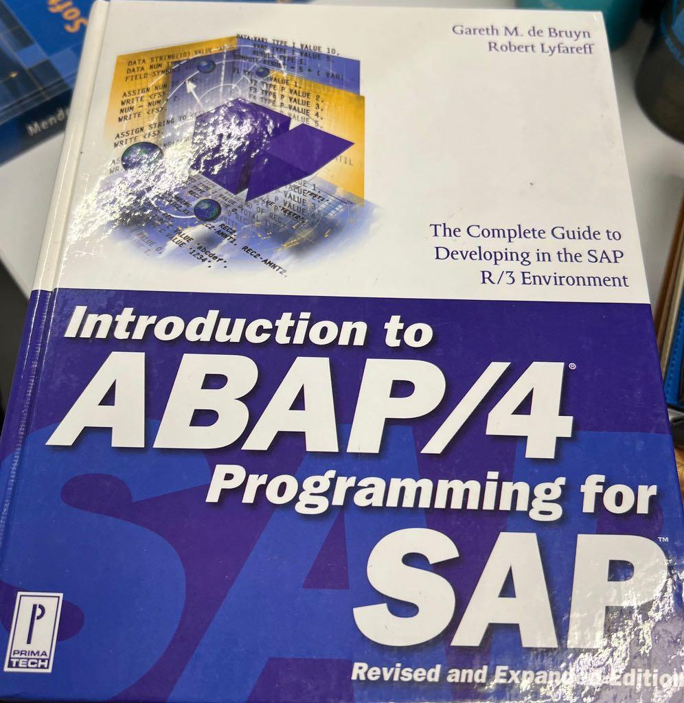 Introduction to ABAP 4 Programming for SAP 興趣及遊戲 書本 文具 教科書 Carousell