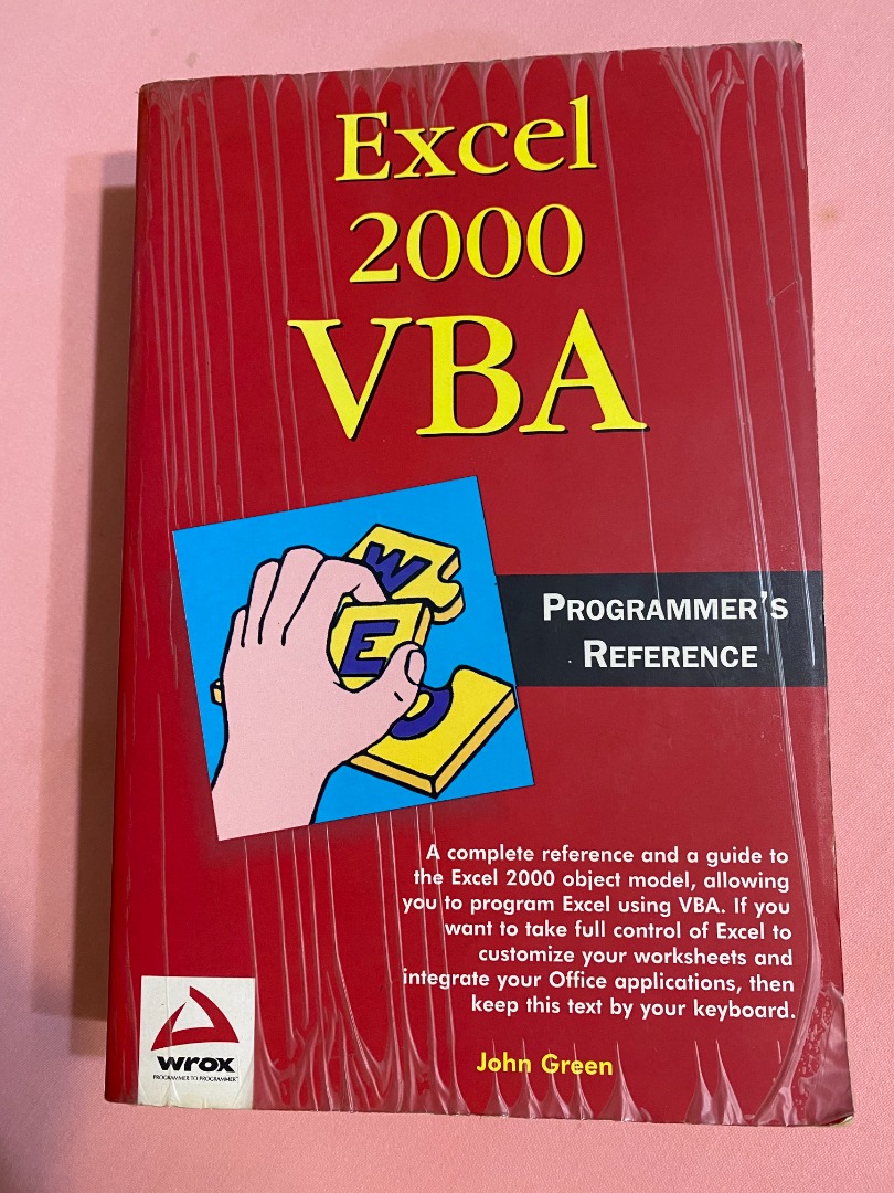 Excel 2000 VBA Programmer s Reference 興趣及遊戲 書本 文具 教科書 Carousell