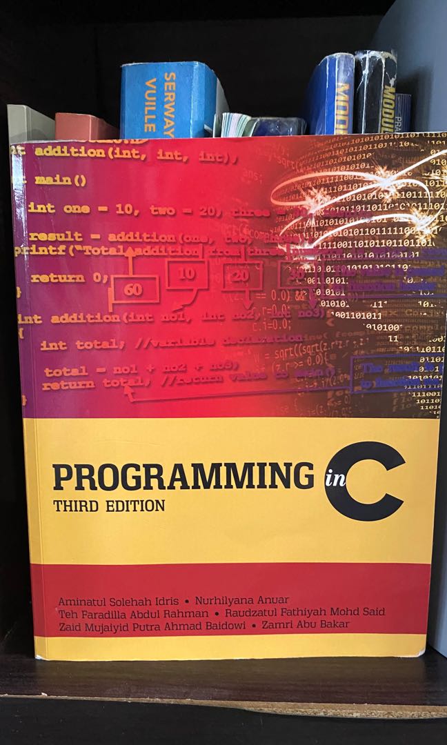 Programming In C CSC099 Foundation In Engineering UITM Dengkil Hobbies