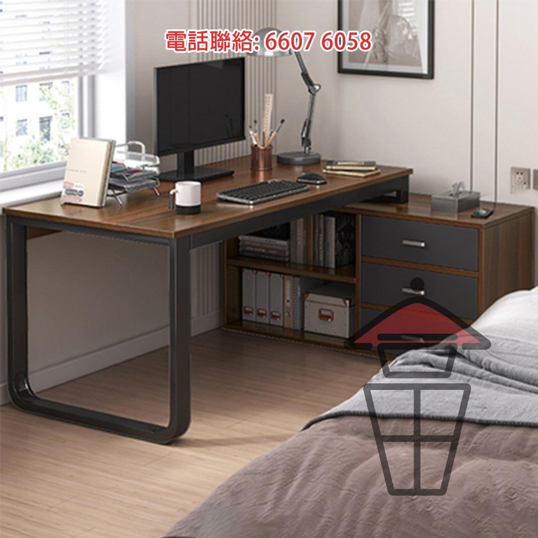 L L Shaped Computer Desk With Shelf Dk