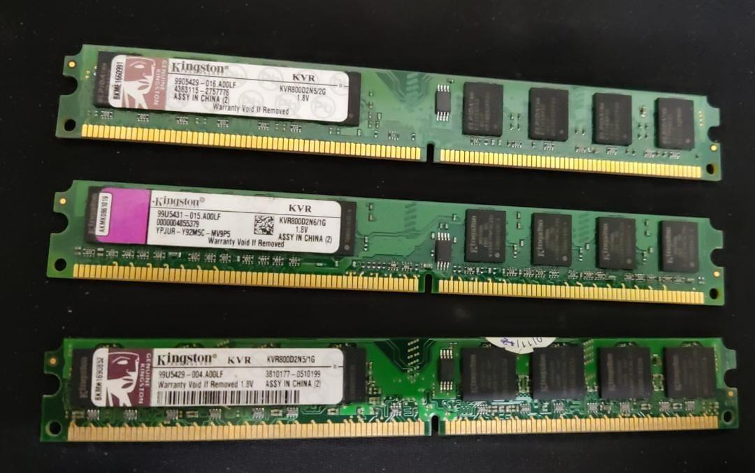 DDR2 Desktop And Laptop RAM PC2 PC3 Computers Tech Parts