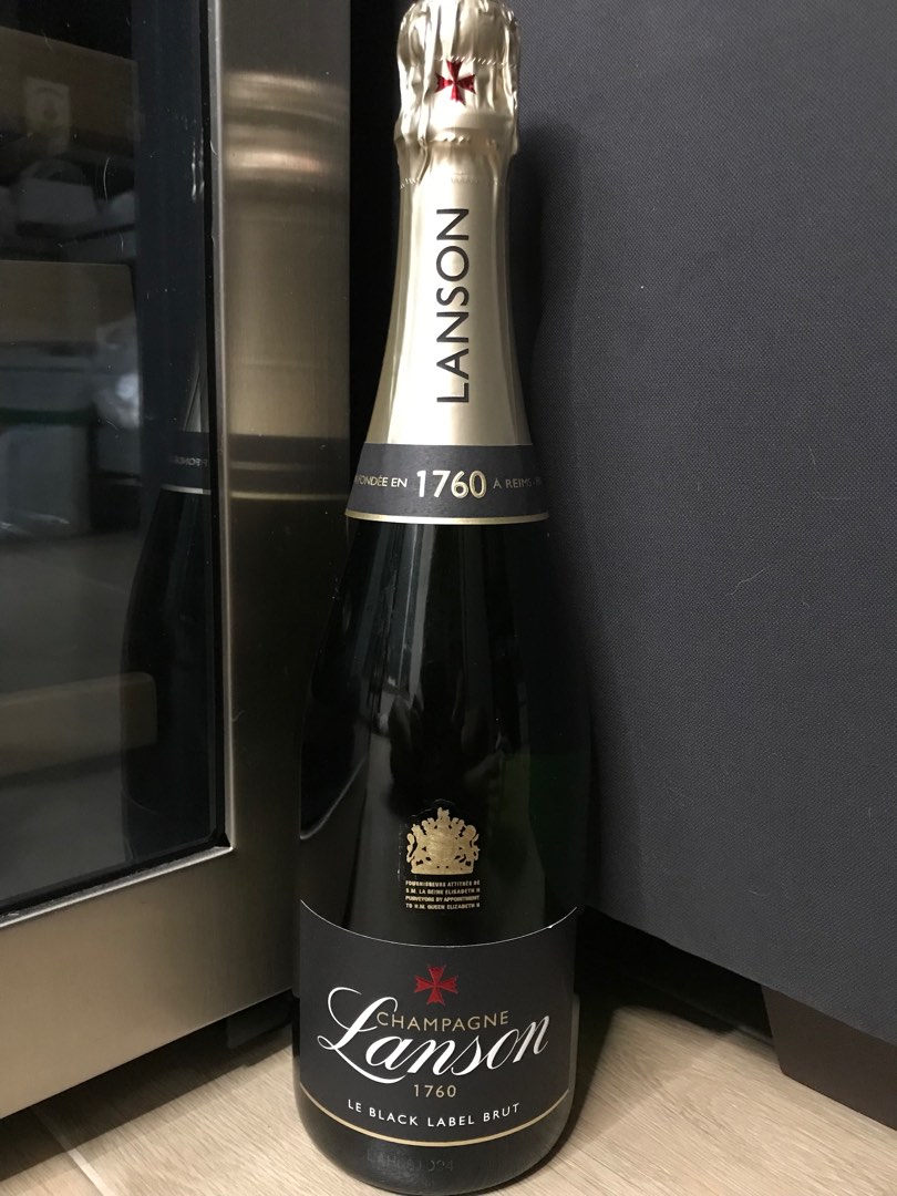 NV Champagne Lanson Le Black Label Brut 嘢食 嘢飲 酒精飲料 Carousell