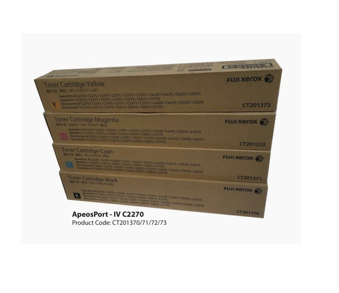 ORIGINAL Fuji Xerox Toner CT CMYK Computers Tech Printers Scanners Copiers
