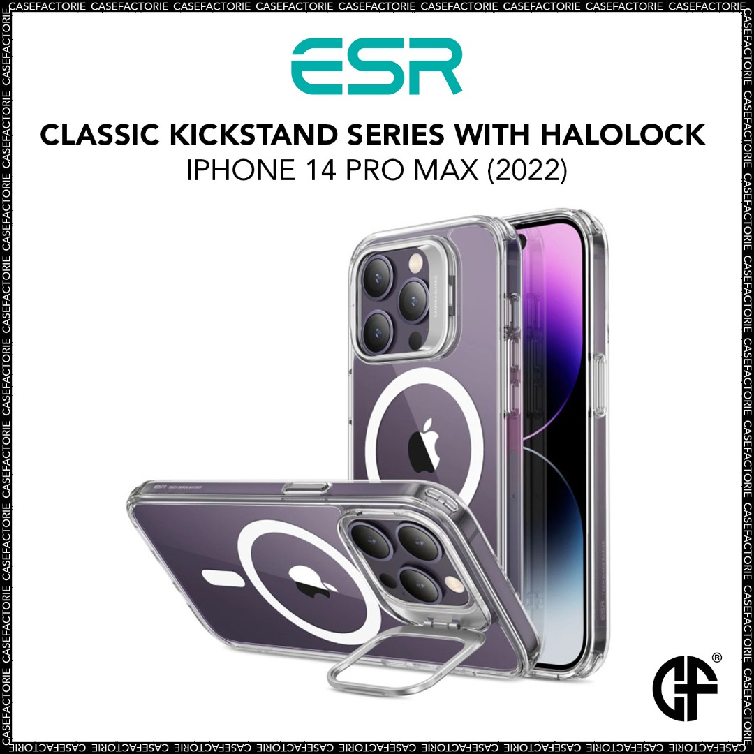 ESR Classic Kickstand Case For IPhone Pro Max With HaloLock Mobile Phones Gadgets