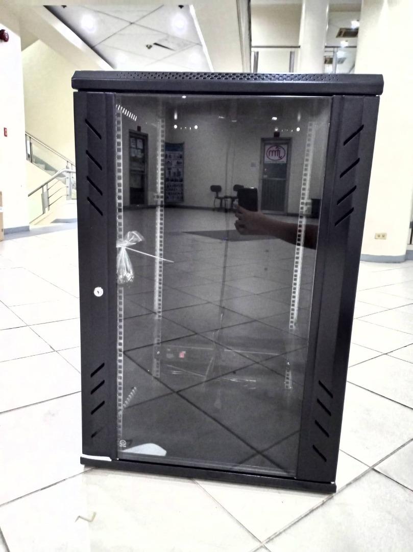 18U Wallmounted Data Cabinet W 600x D 590x H 3FT Glass Door On Carousell