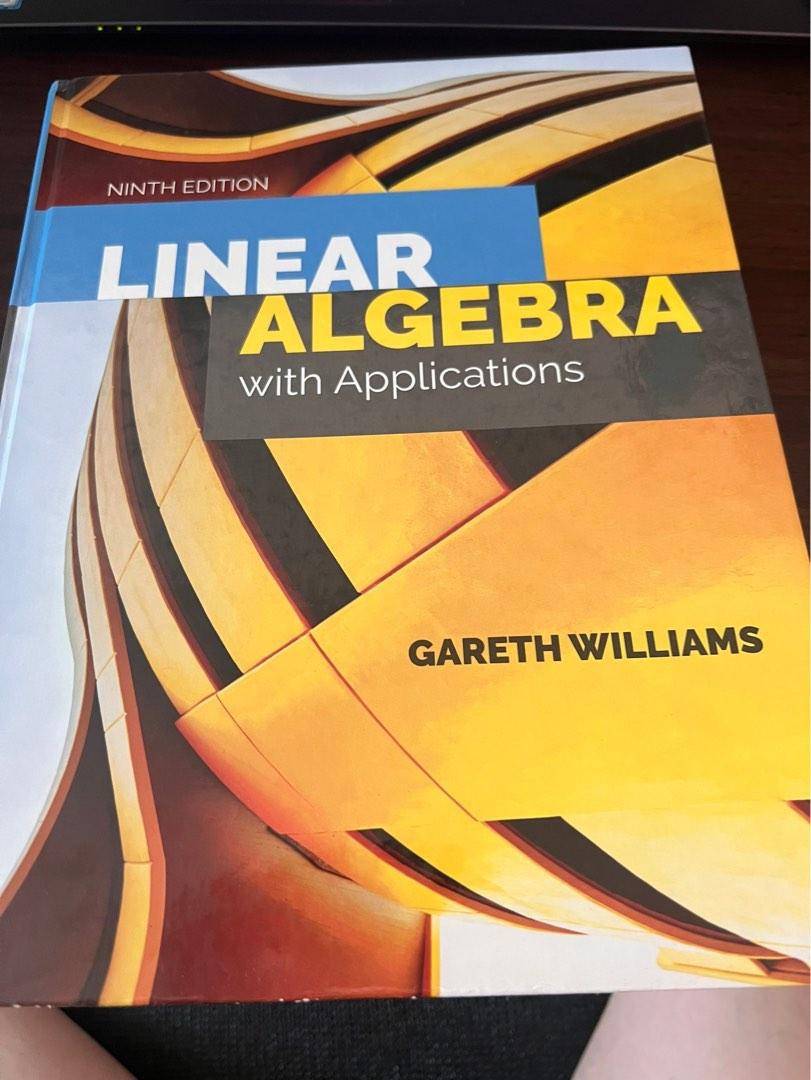 線性代數第九版 原文書 LINEAR ALGEBRA ninth edition Gareth Williams 書籍休閒與玩具