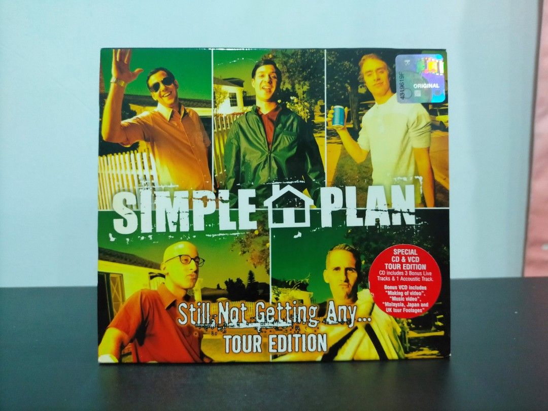 CD VCD Simple Plan Still Not Getting Any Special CD VCD Tour