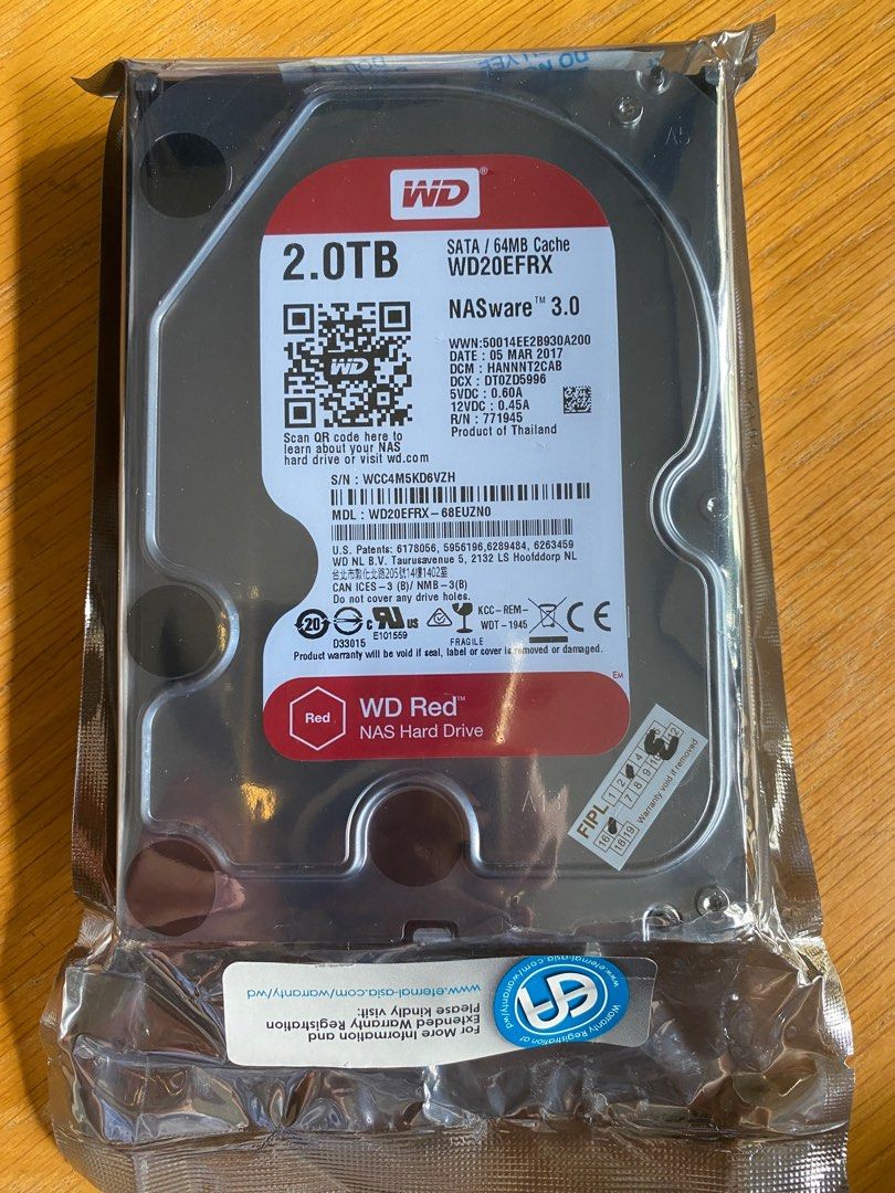 WD Red 2TB 64mb Cache Computers Tech Parts Accessories Hard