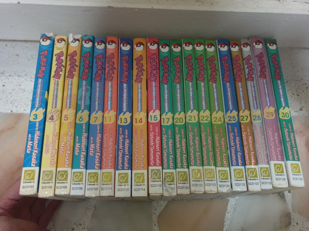 OOP Pokemon Adventures Chuang Yi English Manga Comic Komik Hobbies