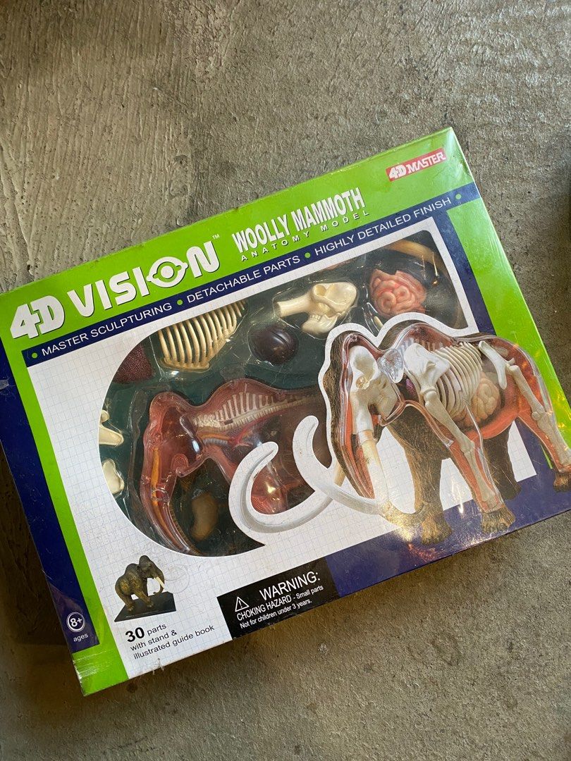4D VISION 長毛象立體組合模型 全新未拆封 興趣及遊戲 玩具與遊戲在旋轉拍賣