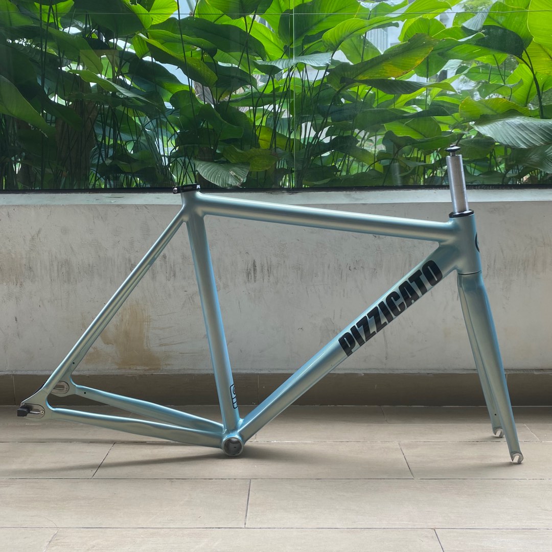 PIZZ T1 Rainbow Blue Frameset Fixie Fixed Gear Single Speed Track Bike