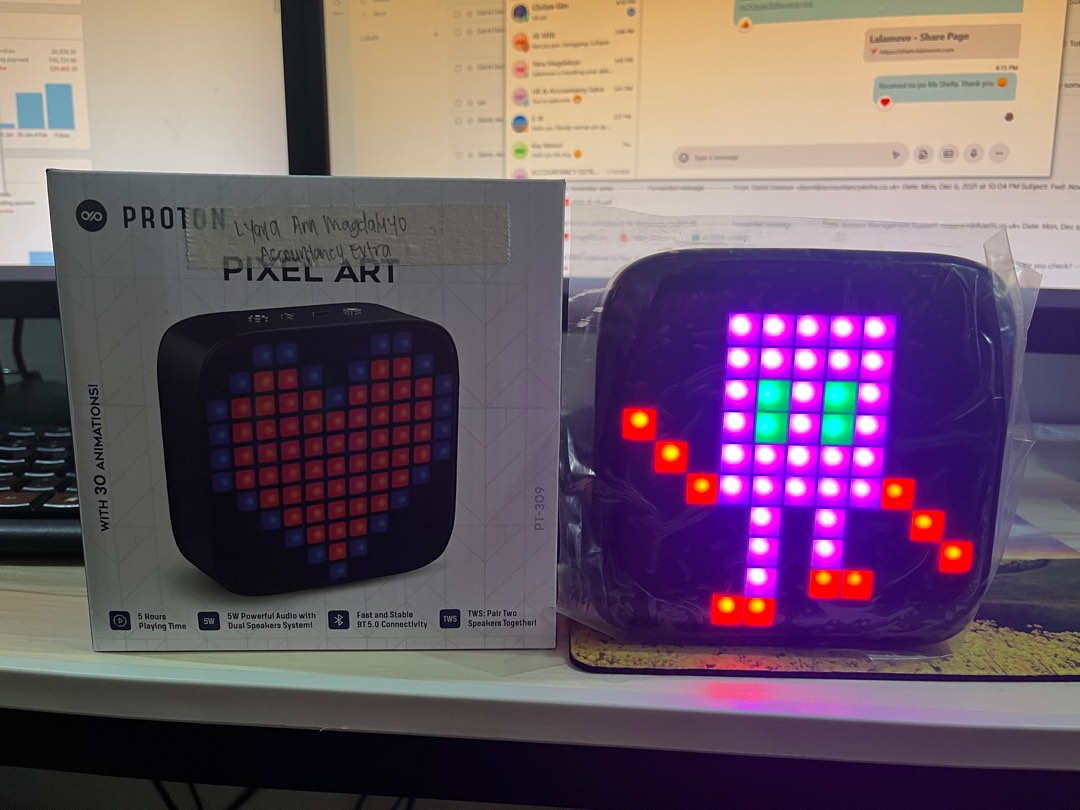 Proton Pixel Art Bluetooth Speaker PT 309 Audio Soundbars Speakers