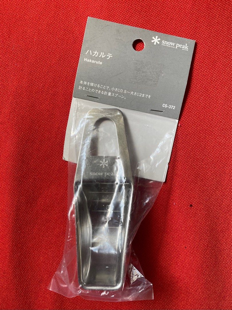 SnowPeak Hakarute CS 372 不鏽鋼量匙 運動產品 行山及露營 Carousell
