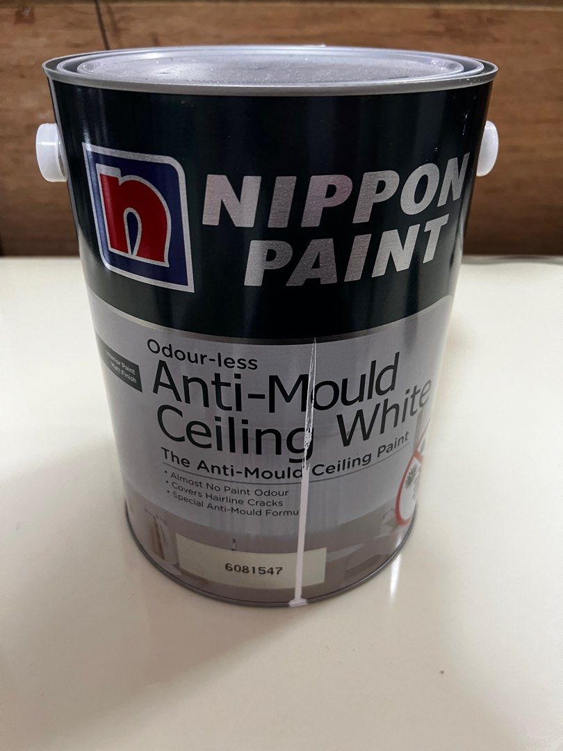 Unopened Nippon Paint L Odour Less Anti Mould Ceiling White Everything Else On Carousell