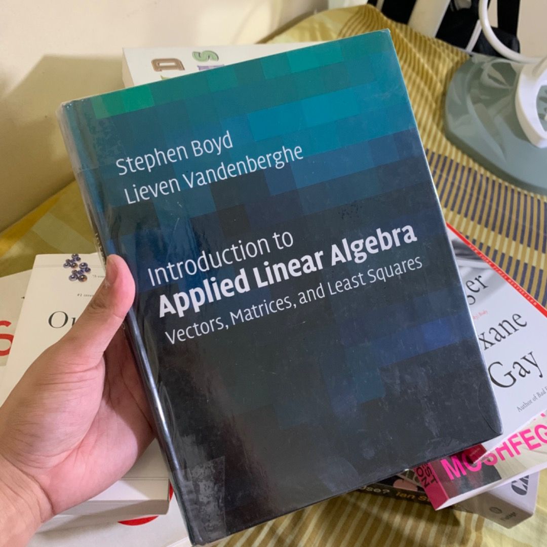 Introduction To Applied Linear Algebra By Stephen Boyd And Lieven