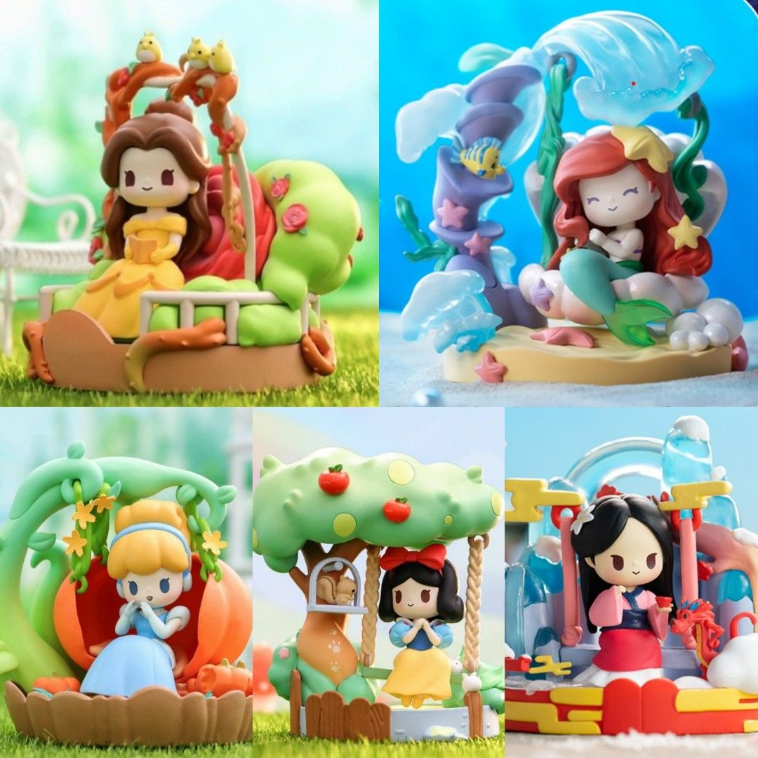 全新現貨52TOYS Disney Princess D baby Series 迪士尼公主花漾秋千系列Ariel 小魚仙