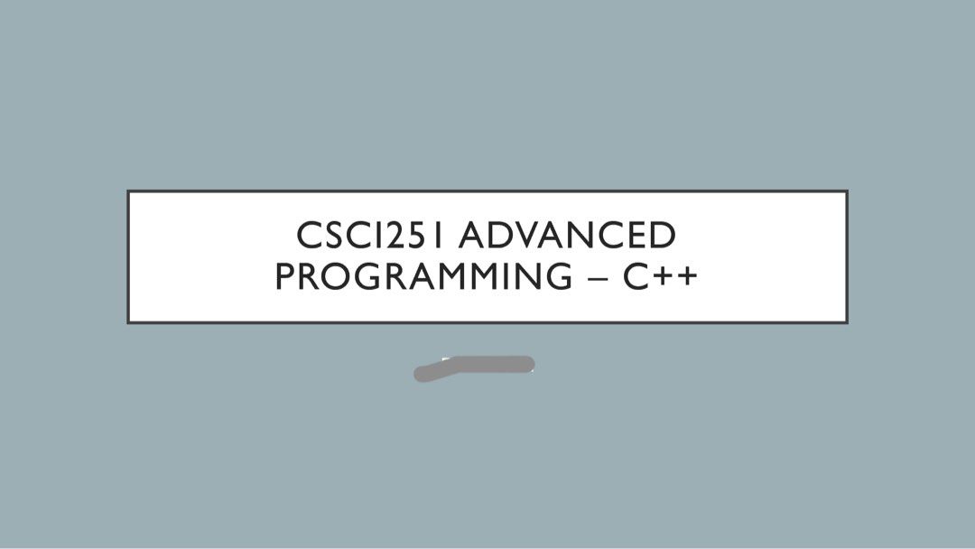 CSCI251 UOW C Advanced Programming Assignment Solutions Hobbies
