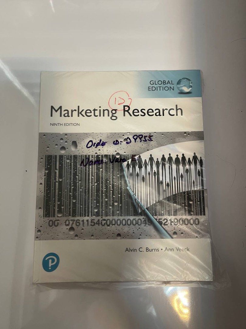 Pearson Global Edition Marketing Research 9th Edition Textbook