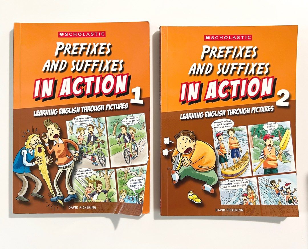 Scholastic Prefixes And Suffixes In Action 1 And 2 Hobbies Toys