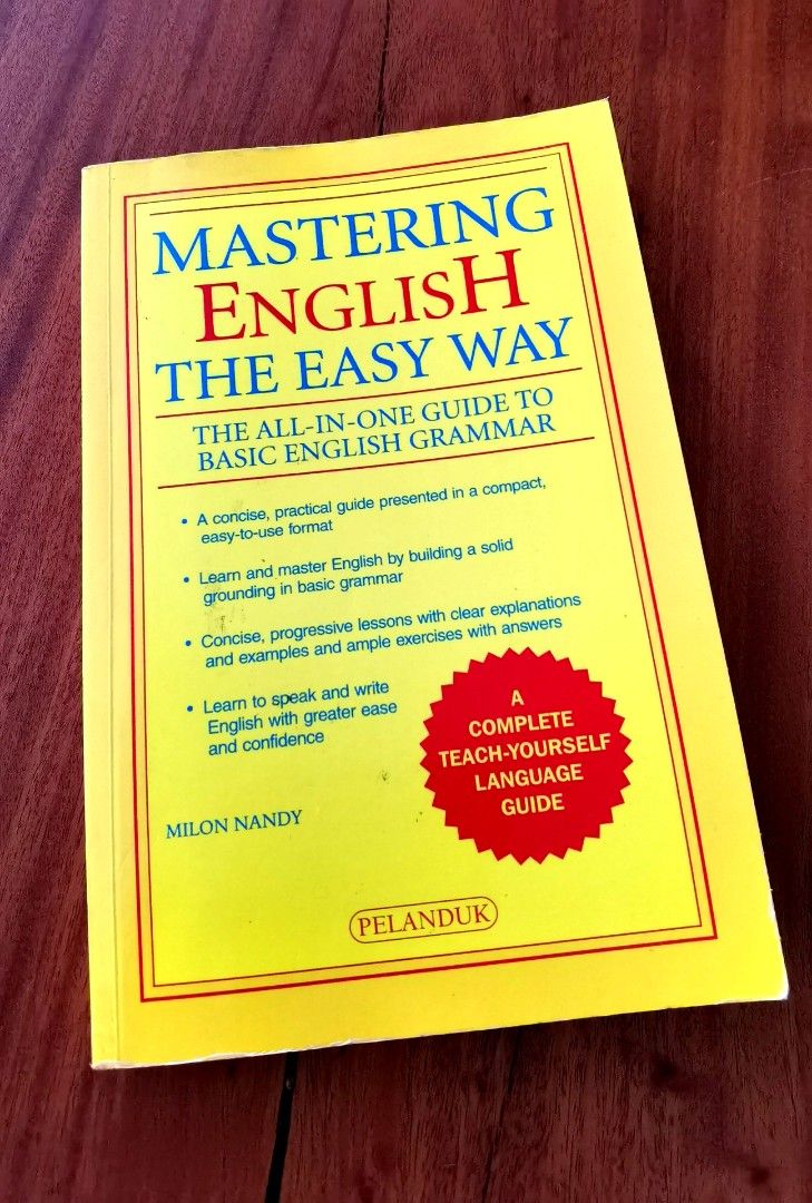 Mastering English The Easy Way Basic English Grammar Teach Yourself