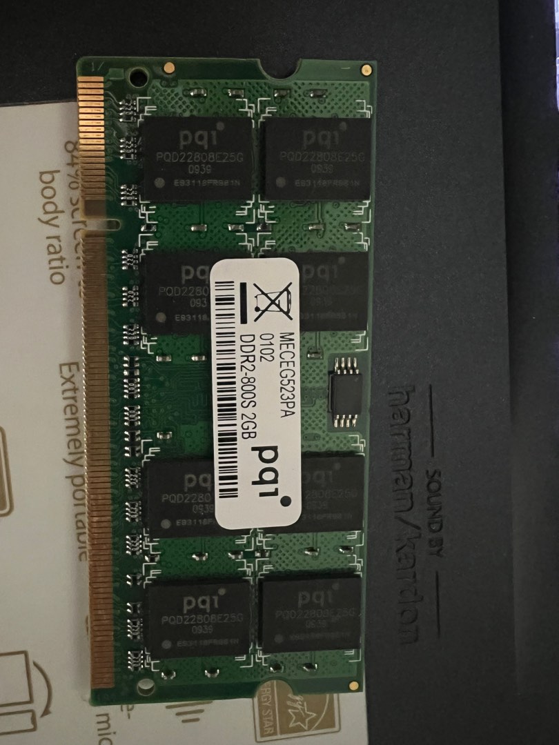 PQI DDR2 2GB Laptop Ram Computers Tech Parts Accessories