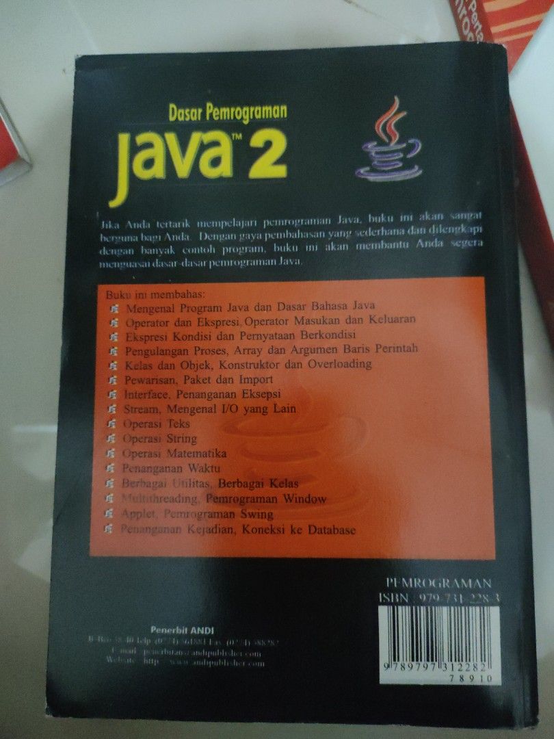 Dasar Pemrograman Java 2 Abdul Kadir Buku Alat Tulis Buku Di Carousell