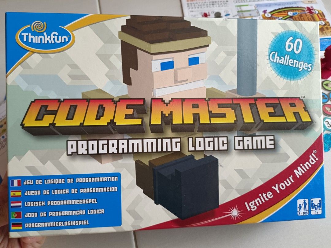 Original Thinkfun Code Master Programming Logic Game Board Game