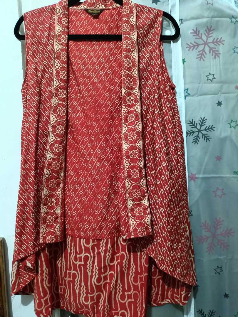 Outer Batik Danar Hadi Fesyen Wanita Pakaian Wanita Baju Luaran Di