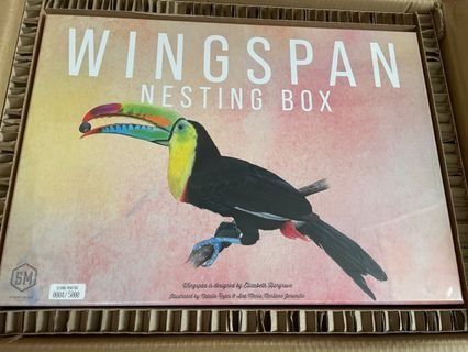 全新 展翅翱翔 限定收納大盒 Wingspan 興趣及遊戲 玩具 遊戲類 Carousell