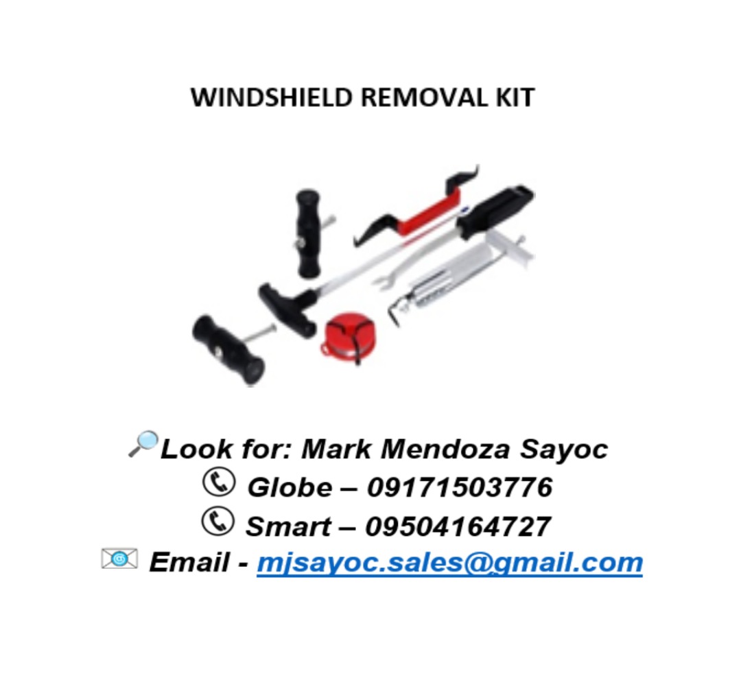 WINDSHIELD REMOVAL KIT Commercial Industrial Construction Tools Equipment On Carousell