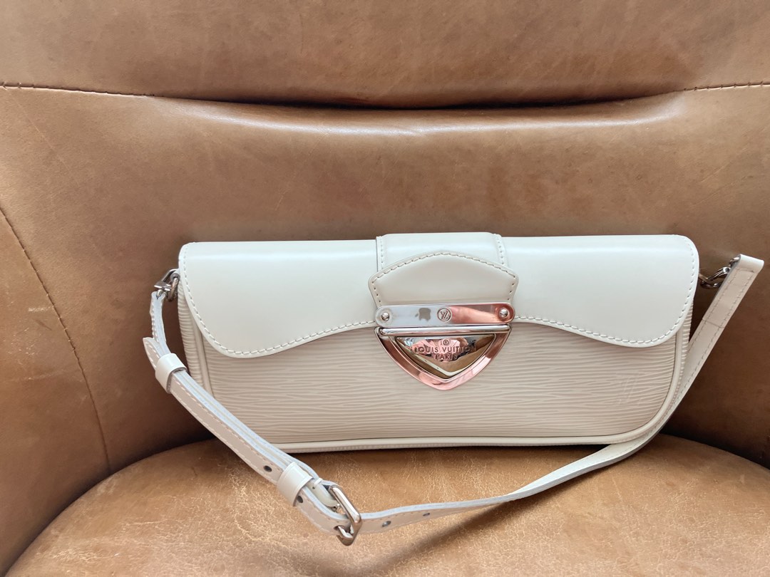 LV Epi 水波紋 3用包手提 手拿 腋下白色 名牌精品 精品包與皮夾在旋轉拍賣