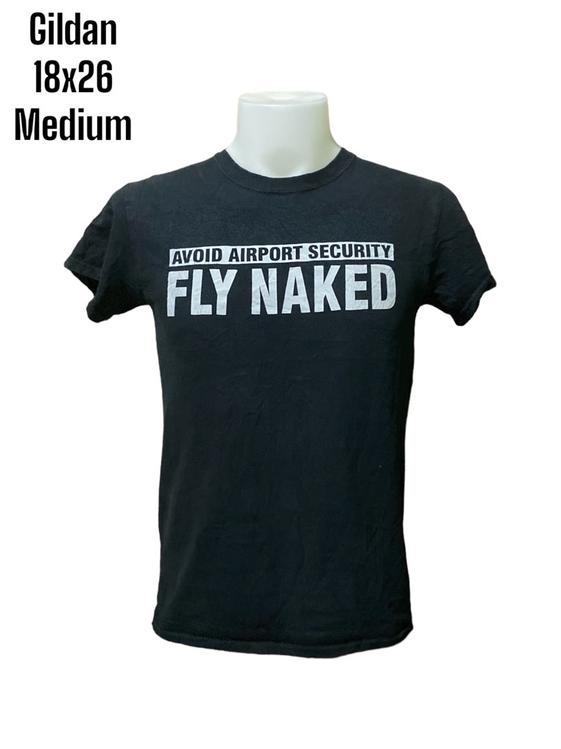 Fly Naked Statement Tee Men S Fashion Tops Sets Tshirts Polo
