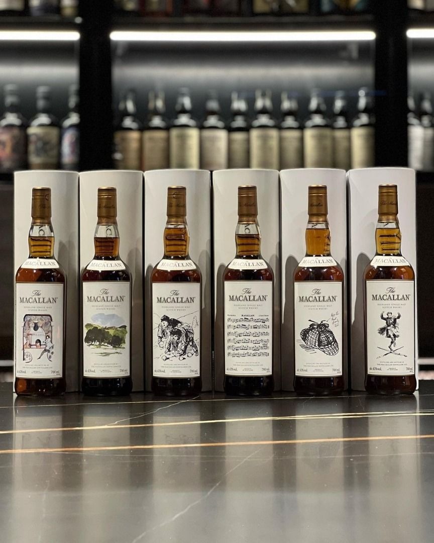 回收麥卡倫公司 收購麥卡倫 Macallan Folio 1 6 麥卡倫書冊 嘢食 嘢飲 酒精飲料 Carousell